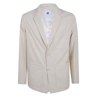 PT01 Pt01, Homme, Vestes, Beige, Taille: S Veste Crois&eacute;e