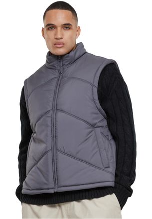 Urban Classics Herren Weste Arrow Puffer Vest darkshadow 4XL