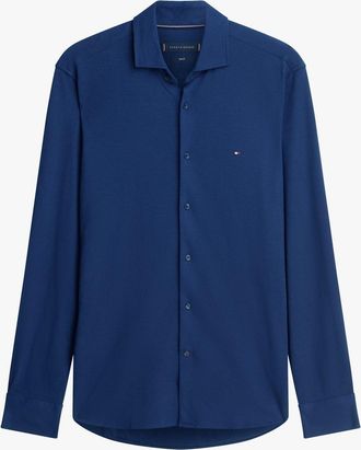 Tommy Hilfiger Chemise slim &agrave; logo en coton