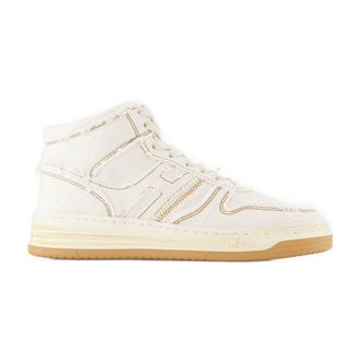 Hogan Womens H630 Sneaker Beige Leather