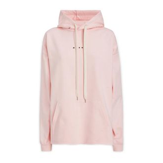Marni Femme, Sweatshirts et sweats &agrave; capuche, Rose, Taille: 32 FR Sweat &agrave; capuche &agrave; imprim&eacute; logo