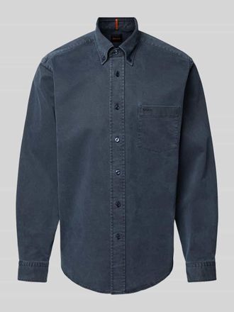 Boss Orange by Hugo Boss Freizeithemd mit Kentkragen Modell Lambey