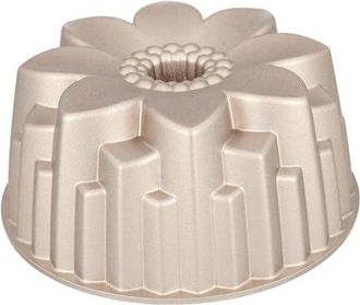 RBV BIRKMANN Birkmann, Kuchenform Flora, Bronze, &Oslash; 22 cm, Aluguss, mit Antihaftbeschichtung und Rezept