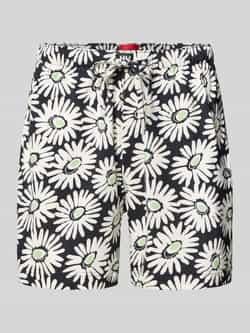 HUGO BOSS Regular Fit Sweatshorts mit Label-Patch Modell DAZZY