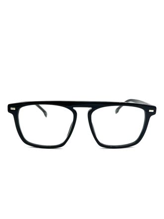 HUGO BOSS lunettes de vue &agrave; monture rectangulaire - Noir