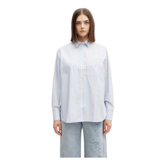 Lacoste Oversized-Hemd aus Baumwollpopeline - - Blouses & Shirts - Damen - Mehrfarbig - S