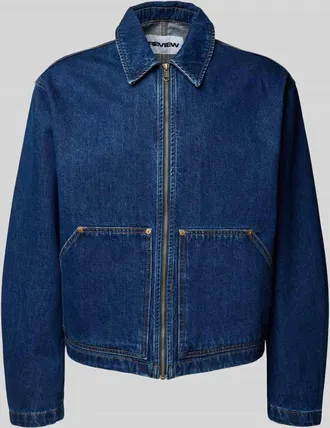 Review Relaxed Fit Jeansjacke mit Brusttasche