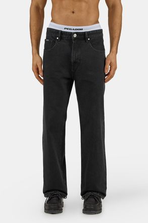 Pegador Loose-fit-Jeans PEGADOR Baltra Baggy Jeans, Herren, Gr. 30, N-Gr, washed schwarz, Denim/Jeans, Obermaterial: 100% Baumwolle, unifarben, loose fit lang