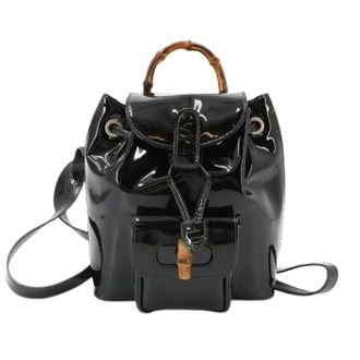 Gucci Sac &agrave; dos Pre-owned - Femme - Pre-owned - Noir - Taille: ONE Size