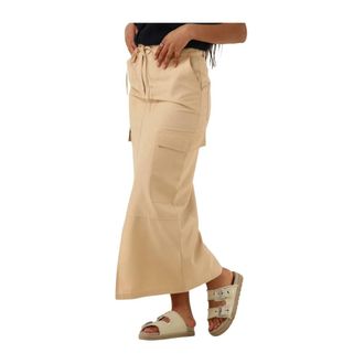 Another Label Eleganter beiger Maxirock - - Skirts - Damen - Beige - S