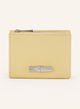 Longchamp Geldb&ouml;rse Roseau gelb