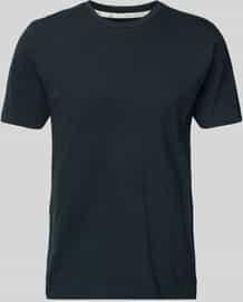 Colours & Sons Regular Fit T-Shirt aus Baumwoll-Leinen-Mix