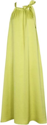 Marie M&eacute;ro Femme, Robes, Jaune, Taille: 50 FR Longue Robe d&Eacute;t&eacute; Brillante