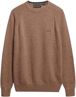 Superdry Pull Hiver Wool Blend h8p Macadamia Brown Marl L