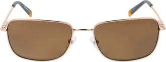 Timberland TI-1044765 Metal Square Frame Sunglasses - Gold