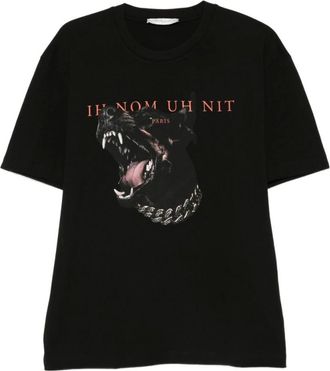 Ih Nom Uh Nit IH NOM UH Nit, Homme, Tops, Noir, Taille: 2XL Dobermann Graphic T-Shirt