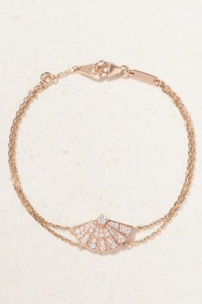 Garrard Fanfare Symphony Armband Aus 18 Karat Ros&eacute;gold Mit Diamanten