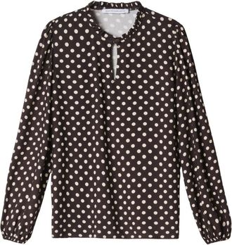 Mar De Margaritas Femme, Blouses et Chemises, Noir, Taille: 38 FR Camicia a lupetto