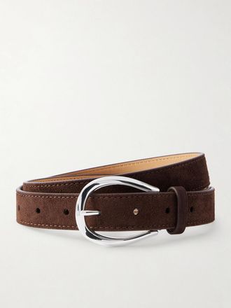 Polo Ralph Lauren Ceinture En Daim - Marron