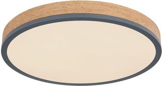 Globo Lighting Deckenleuchte - Doro - grau - metall - ø 60cm - led - - Globo