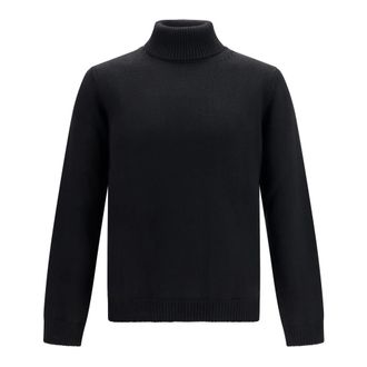 Roberto Collina Pull col roul&eacute; en laine m&eacute;rinos - Homme - Pulls - Noir - Taille: 2XL
