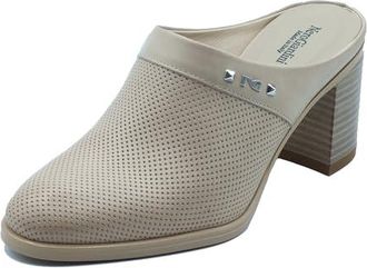 Nero Giardini E615112D Elba Col. Champagne Sabot pour Femme en Cuir, beige, 39 EU