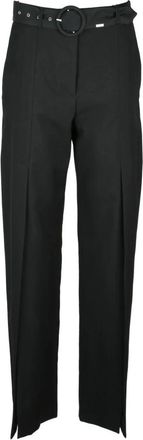 Burberry Femme, Pantalons, Noir, Taille: 42 FR Pantalon classique en laine &agrave; taille haute