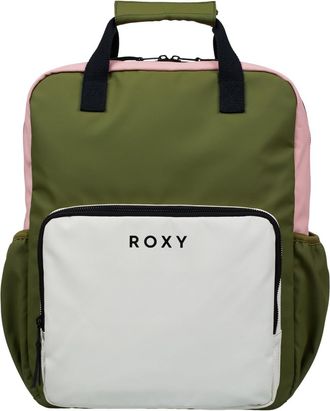 Roxy Schoolie - Medium Backpack for Women - Mittelgro&szlig;er Rucksack - Frauen - One Size - Gr&uuml;n