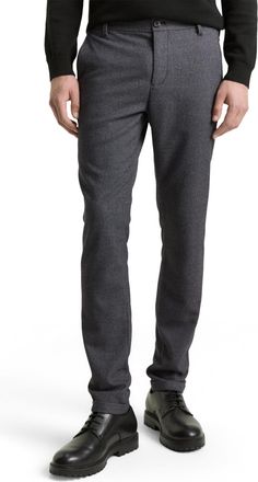 Tom Tailor Herren 1048454 Hose, 39159-Navy Structured Grindle, 54