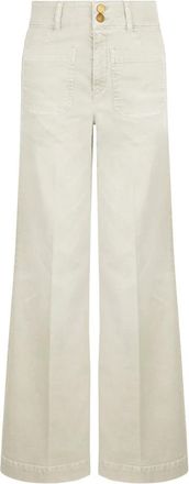 Seafarer Femme, Pantalons, Beige, Taille: W31 Wide Pantalons