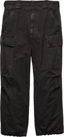 Prada Stückgefärbte Hose - Schwarz