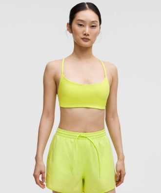 lululemon Soutien-gorge dos nageur Wunder Train &agrave; multiples bretelles Maintien l&eacute;ger, bonnets A et B pour Femmes - Taille 10