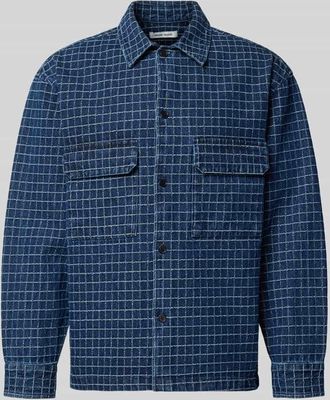 Wood Wood Regular Fit Hemdjacke mit Viskose-Anteil Modell David