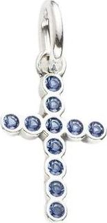 Pandora Pendent Charme Croix - Femme - Accessoires - Bleu - Taille: ONE Size
