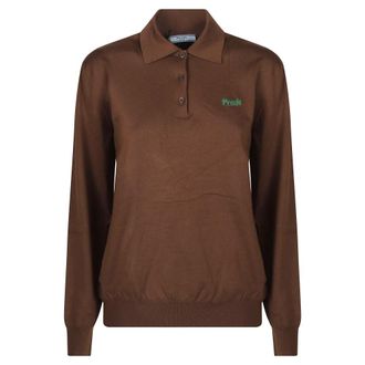 Prada Polo Shirts - - Tops - Damen - Braun - M