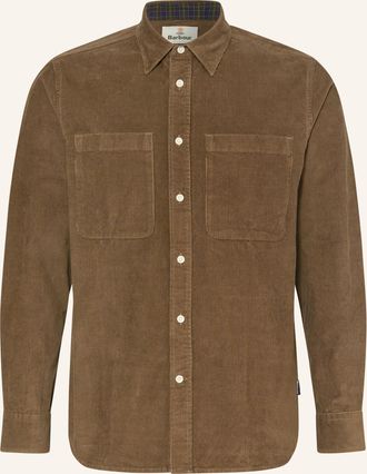Barbour Cordhemd Comfort Fit braun