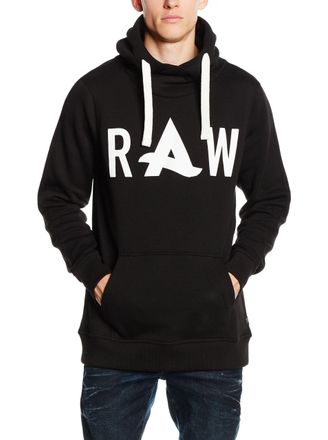 G-Star RAW Herren Afrojack Art Kapuze, langärmelig, Schwarz Sweatshirt, XX-Large