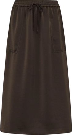Lollys Laundry AmondLL Midirock - - Skirts - Damen - Braun - XS