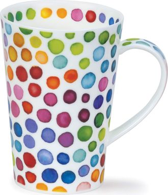 Dunoon Tasse aus feinem Porzellan Shetland-For, hergestellt in England Knochenporzellan Hot Spots