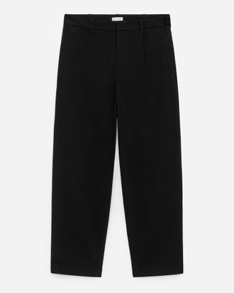 Arket Weite Hose Aus Baumwolle -Schwarz