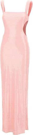 Twentyfourhaitch Femme, Robes, Rose, Taille: 36 FR Robe Longue Cubres