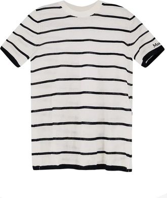 Max Mara Femme, Tops, Blanc, Taille: 40 FR Pull en fil de cachemire et soie