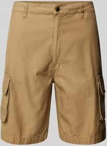 Karl Kani Regular Fit Cargoshorts mit Label-Stitching