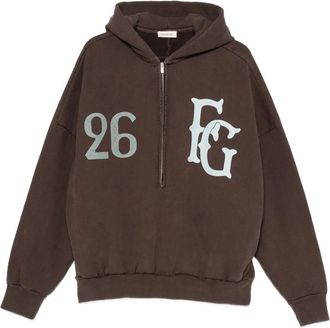 Fear of God Homme, Sweatshirts et sweats &agrave; capuche, Brun, Taille: M SweaT-shirts &agrave; capuche