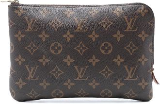 Louis Vuitton Clutches - Monogram Etui Voyageur PM - Gr. unisize - in Braun - f&uuml;r Damen