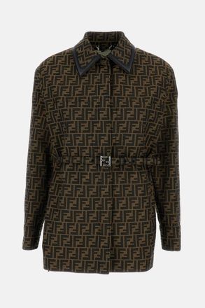 Fendi Ff Canvas Jacke