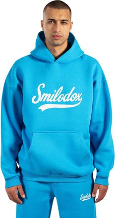 Smilodox Hoodie Herren Lorik, Kapuzenpullover mit gro&szlig;em Frontprint auf der Brust, weichem und flauschigem Stoff, K&auml;ngurutasche Pulli, sportliches Sweatshirt f