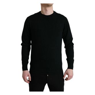 Dolce & Gabbana Rundhals-Pullover - - Knitwear - Herren - Schwarzk - S