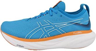 Asics Nimbus 25 Chaussure de Course sur Route pour Homme Azur Blanc 43.5 EU