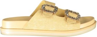 Laura Biagiotti Femme, Chaussures, Beige, Taille: 36 EU Splash Slipper